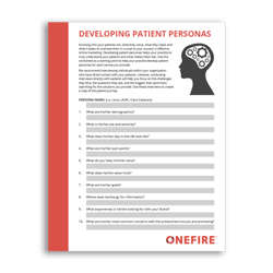 Patient Persona Worksheet - Understand Your Patients